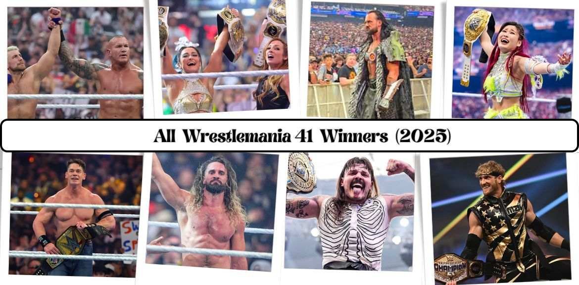 WrestleMania 2025 Night 1 & 2 Match Winners & Results